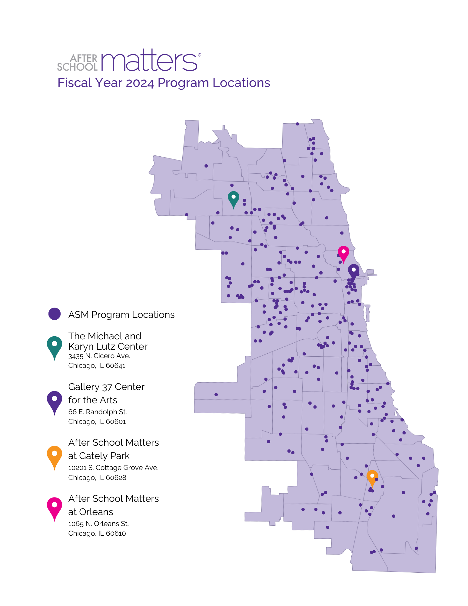 Our Locations - After School Matters